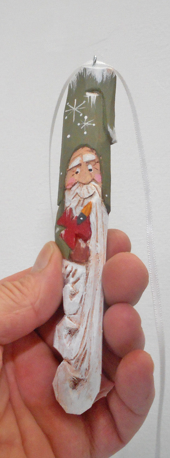 Wood Old World Santa Claus Ornament – Robert Francis Art Studio